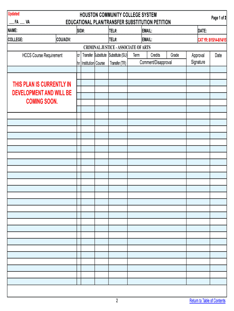 Fillable Online hccs 102914 CLICK ON YOUR PLAN GO TO THAT PAGE G PuBlic ...