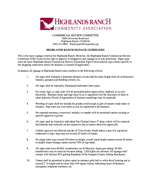 Fillable Online COMMERCIAL REVIEW COMMITTEE Fax Email Print - pdfFiller