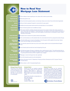 Fillable Online Mortgage Loan Statement Fax Email Print - pdfFiller