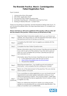 Fillable Online Joining Instructions (this page) NHS GMS1 application ...