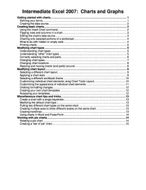 Fillable Online Getting started with charts Fax Email Print - pdfFiller