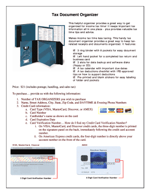 Fillable Online Tax Document Organizer - practicalcpacom Fax Email ...