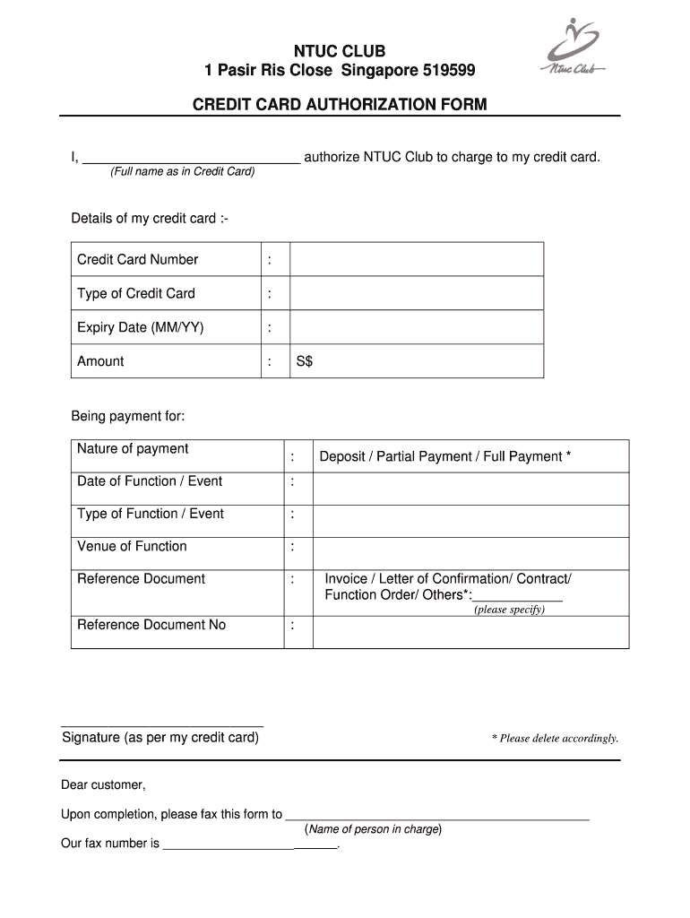 Fillable Online NTUC CLUB 1 Pasir Ris Close Singapore 519599 bb ...