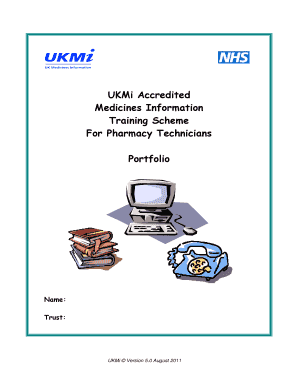 Fillable Online ukmi nhs UKMi Accredited Medicines Information Training ...