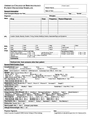 Fillable Online rheumatology General Information - rheumatologyorg Fax ...