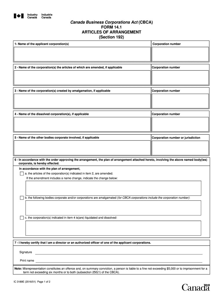 Fillable Online Print Reset Next page Canada Business Corporations Act ...