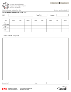 Fillable Online Personnel contamination Events - SPI 2 Safety ...