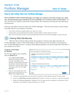 Fillable Online EPAs ENERGY STAR Portfolio Manager tool helps you ...