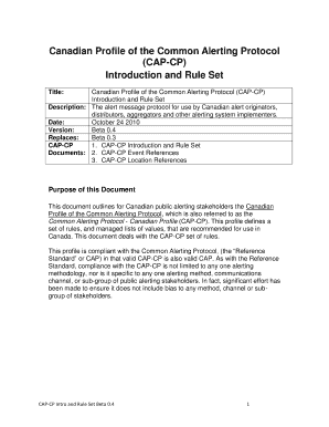 Fillable Online Common Alerting Protocol Fax Email Print - pdfFiller