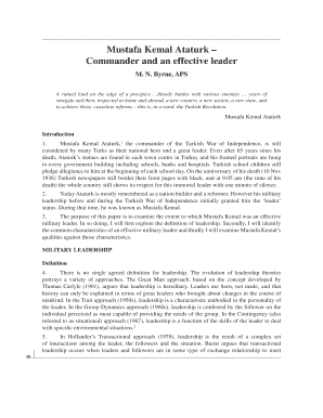 Fillable Online Commander and an effective leader Fax Email Print ...