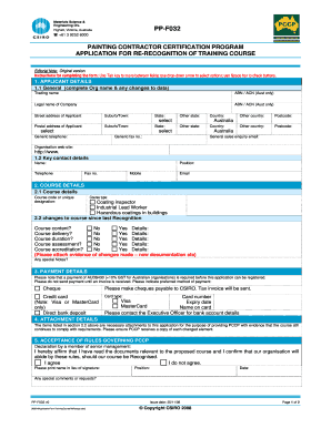 Fillable Online apas gov PAINTING CONTRACTOR CERTIFICATION PROGRAM ...