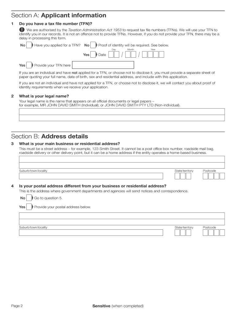 Fillable Online ato gov Application to register a PAYG withholding ...