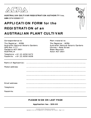 Fillable Online cpbr gov APPLICATION FORM for the REGISTRATION of an ...