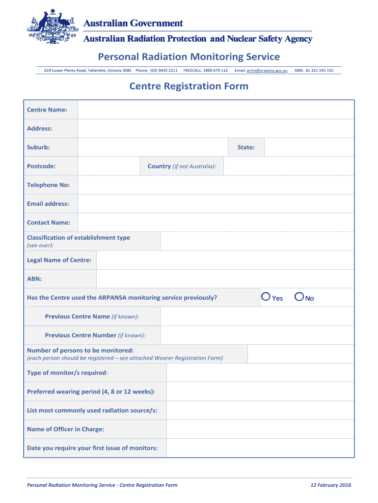 Fillable Online arpansa gov PRMS - Format for Dose Report Data sent by ...