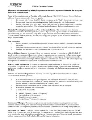 Fillable Online ESIGN Customer Consent Fax Email Print - pdfFiller
