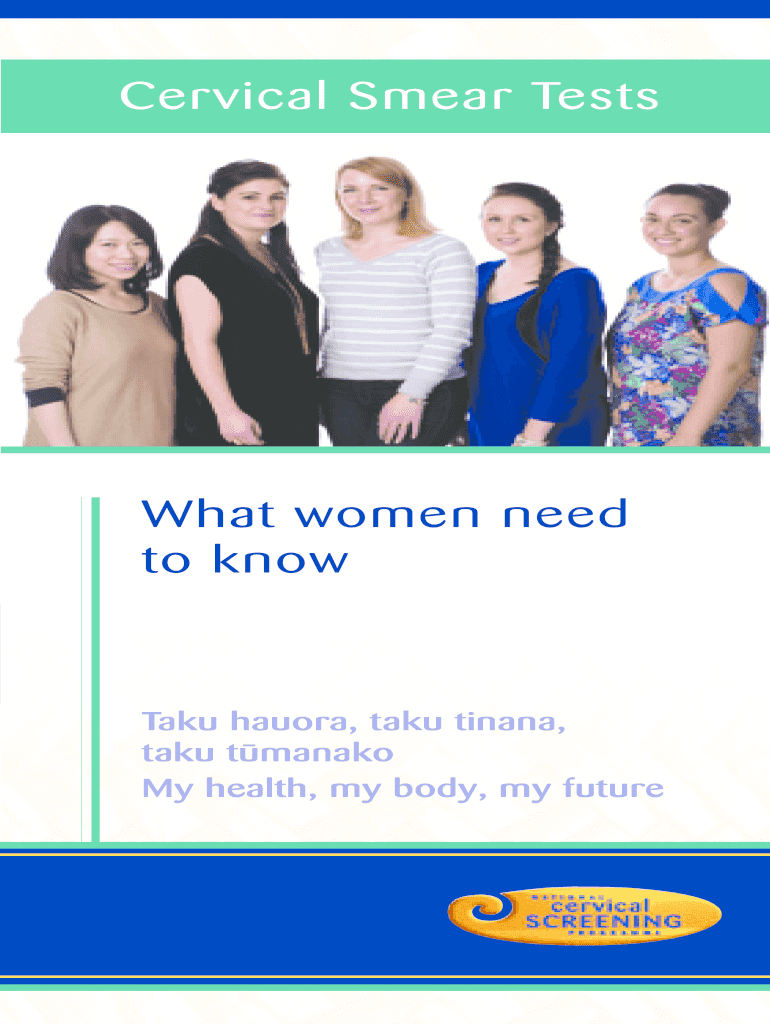Fillable Online Cervical Smear Tests Fax Email Print - pdfFiller