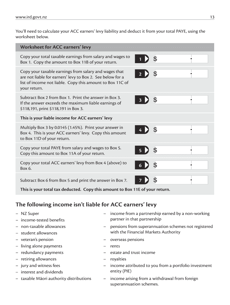 Fillable Online ird govt 2015 - Inland Revenue Department Fax Email ...