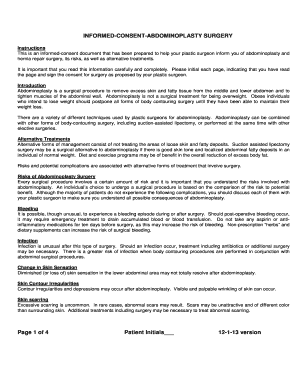 Fillable Online plasticsurgerymd INFORMED-CONSENT-ABDOMINOPLASTY ...