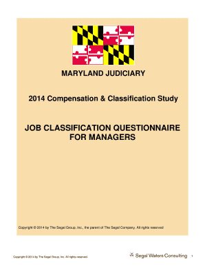 Fillable Online JOB CLASSIFICATION QUESTIONNAIRE Fax Email Print ...