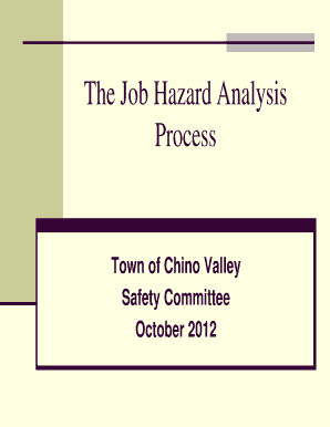 Fillable Online The Job Hazard Analysis Fax Email Print - pdfFiller