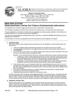 Fillable Online Business Licensing Section Fax Email Print - pdfFiller