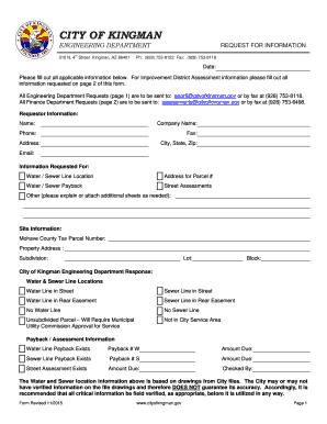 Fillable Online ENGINEERING DEPARTMENT REQUEST FOR INFORMATION 8 2 UNDE ...