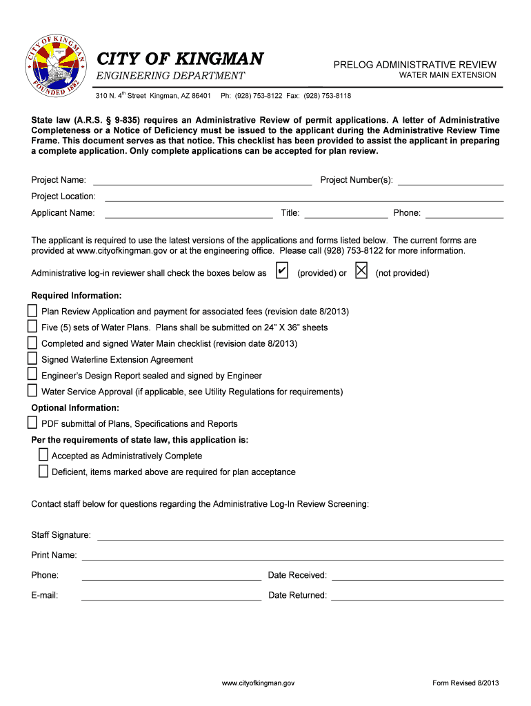 Fillable Online Pre-log Water Plans.docx Fax Email Print - pdfFiller