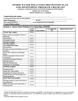 Fillable Online ci camarillo ca State Water Resources Control Board ...