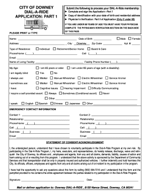 Fillable Online downeyca DAR Application 2010pub Fax Email Print ...