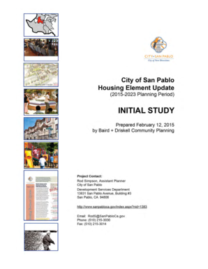 Fillable Online SP HE Draft Initial Study TWO CEQA Checklistdocx Fax ...