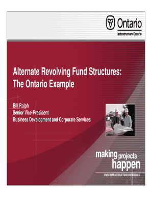 Fillable Online Alternate Revolving Fund Structures: Fax Email Print ...