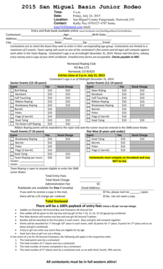 Fillable Online sanmiguelcounty San Miguel Basin Junior Rodeo ...