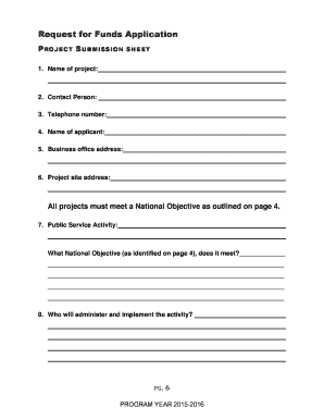 Fillable Online Public Service Application For Funding Fax Email Print ...