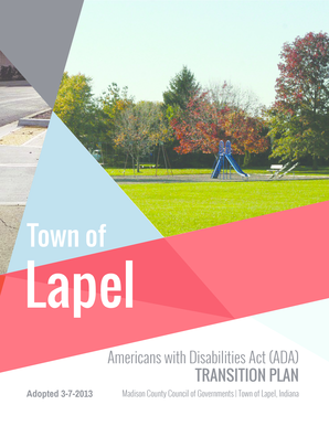 Fillable Online Town of Lapel Americans with Disabilities Act (ADA ...