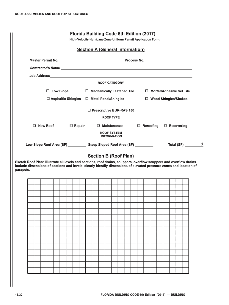Fillable Online SECTION 1525 HIGH-VELOCITY HURRICANE ZONES UNIFORM ...