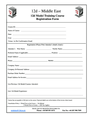 Fillable Online 12dRegistrationForm.doc Fax Email Print - pdfFiller