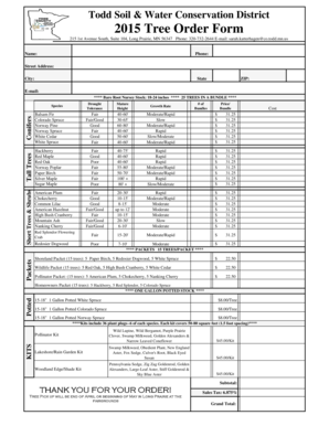 Fillable Online co todd mn Todd Soil Water Conservation District 2015 ...