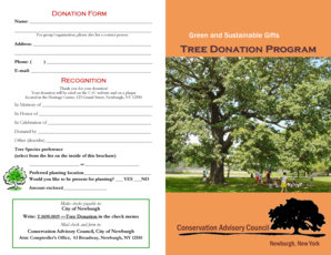 Fillable Online cityofnewburgh-ny Tree Donation Program - Newburgh NY ...