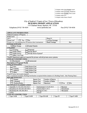 Fillable Online BUILDING PERMIT APPLICATION AUTHORIZATION Fax Email ...