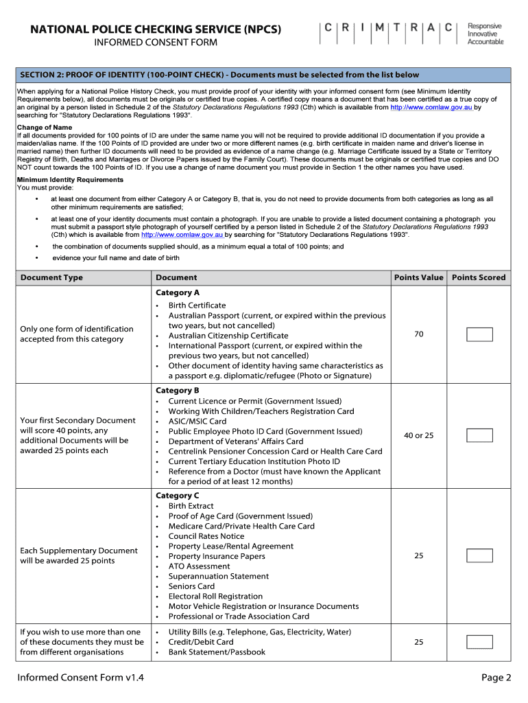 Fillable Online WORD DOC Informed Consent Form 1 SEPT 14 copy Fax Email ...