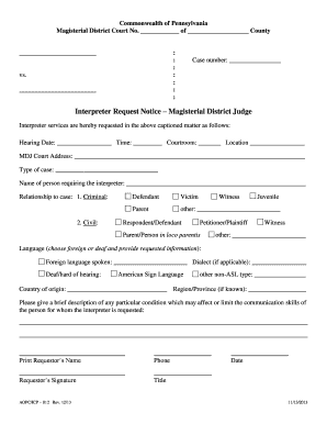 Fillable Online 30th Judicial District - Crawford County Pennsylvania ...