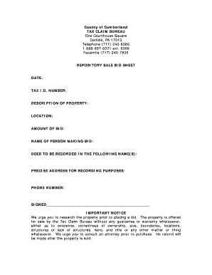 Fillable Online County of Cumberland - Official Website Fax Email Print ...