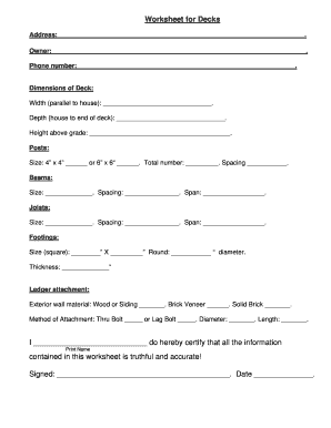 Fillable Online apps pittsburghpa Deck Worksheet Finaldoc - apps ...
