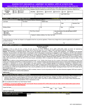 Fillable Online rcgov Name of Applicant Issuance of Airport ...