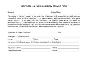 Fillable Online mcsd MHS Sports Medical Consent Form - mcsdorg Fax ...