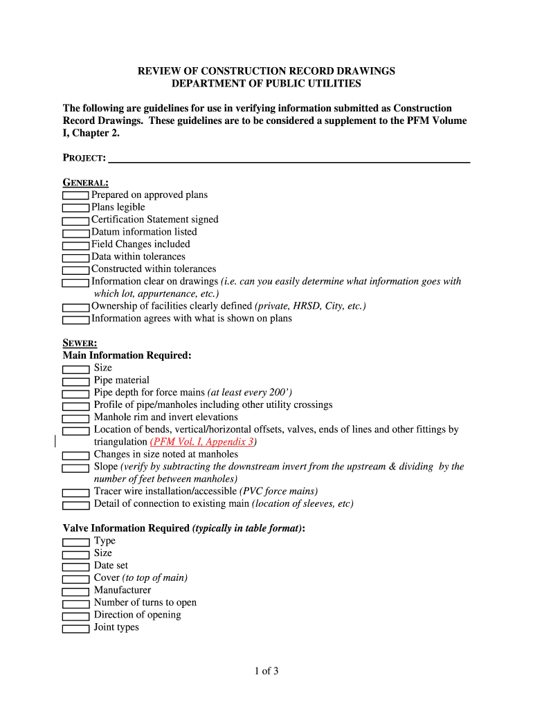 Fillable Online cityofchesapeake VERIFICATION OF AS-BUILT Fax Email ...