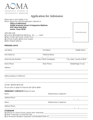 Fillable Online Application Form Paper Fax Email Print - pdfFiller