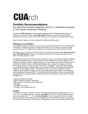 Fillable Online Portfolio Recommendations Fax Email Print - pdfFiller