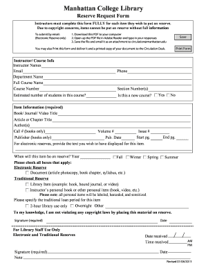 Fillable Online static manhattan Manhattan College Library Fax Email ...