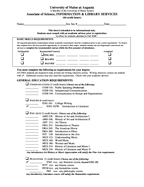 Fillable Online uma that students - uma Fax Email Print - pdfFiller